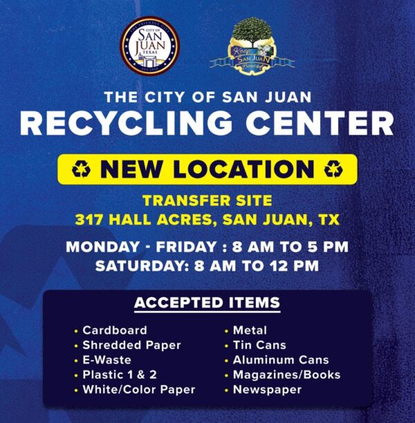 Recycling Center – The City of San Juan, Texas